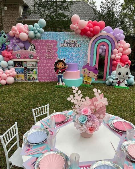 Cat Themed Birthday Party Birthday Party Tables 6th Birthday Parties