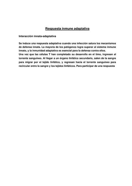 Resumen Parte Iv Inmunolog A De Janeway Murphy Kenneth Weaver C Todo