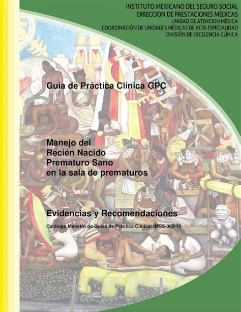 PDF Guía de Práctica Clínica GPC Manejo del Recién Nacido Prematuro