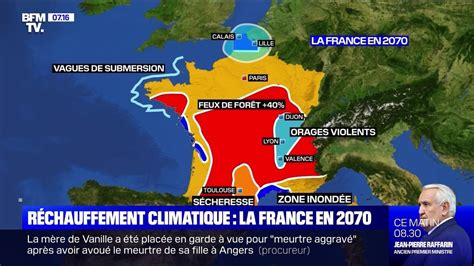 Réchauffement climatique la France en 2070 10 02