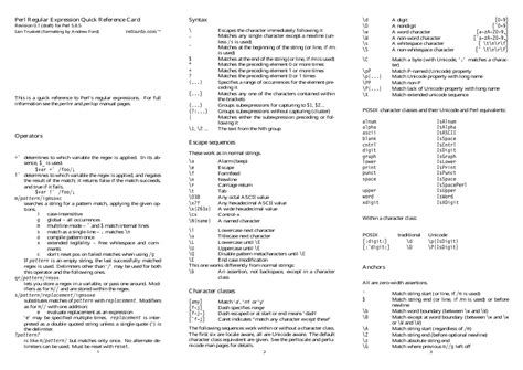 regular expressions cheat sheet download printable pdf templateroller vrogue