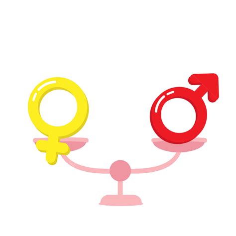 Ilustrasi Kesetaraan Gender Kartun Kartun Jenis Kelamin Persamaan