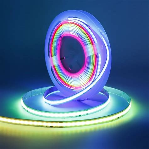 WS2811 Addressable RGBIC FCOB LED Strip 480Leds M 1 IC Control 48Leds