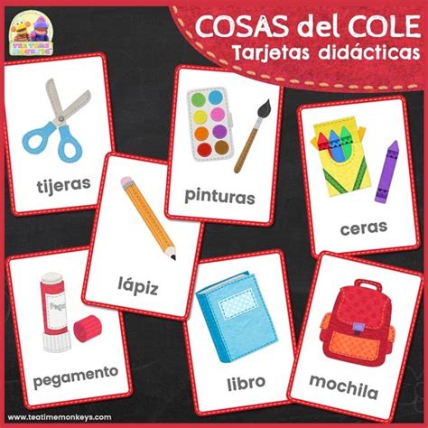 COSAS DEL COLE TARJETAS DIDÁCTICAS Tea Time Monkeys Tarjeta