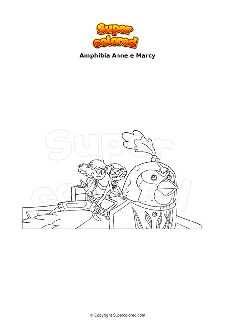 Dibujo Para Colorear Amphibia Anne E Marcy Supercolored