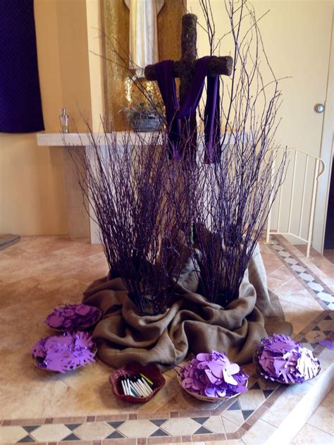 Lent 2014 Parish Participation Bare Branches And Paper Hearts And