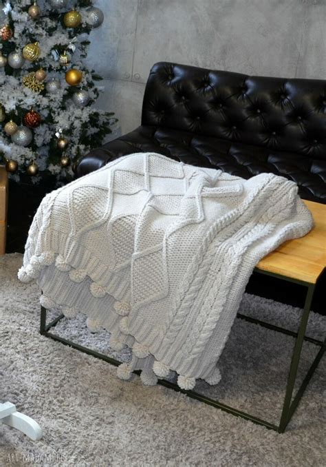 Cozyhomedg Dzianinowy Pled 130x195cm Koce I Narzuty