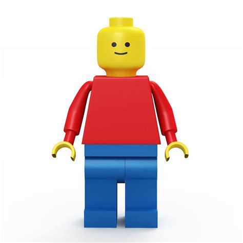 Classic Lego Man 3D Model CGTrader