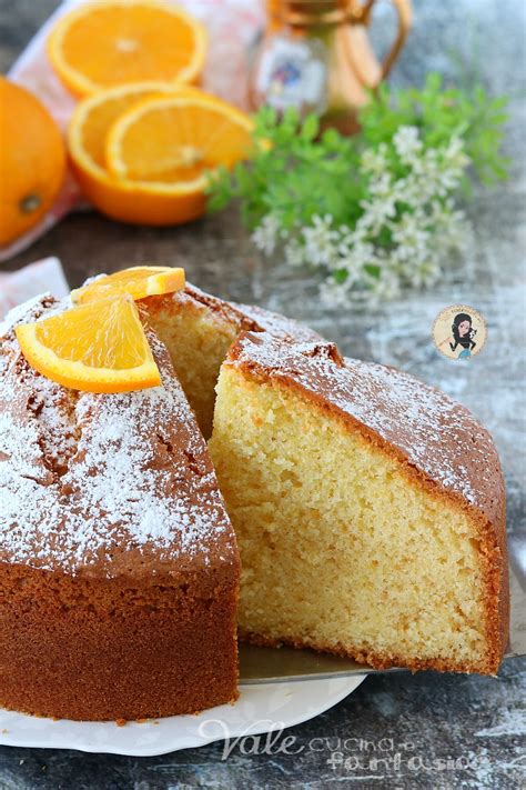 TORTA ALL ARANCIA SOFFICISSIMA SENZA BURRO Alta E Profumata