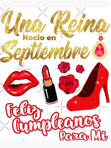 Pegatina Una Reina Nacio En Septiembre Feliz Cumpleanos De Images And