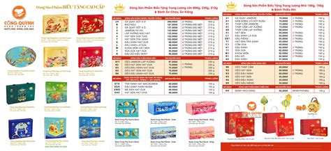 BẢNG GIÁ BÁNH TRUNG THU KINH ĐÔ 2023 Bánh Trung Thu Cống Quỳnh