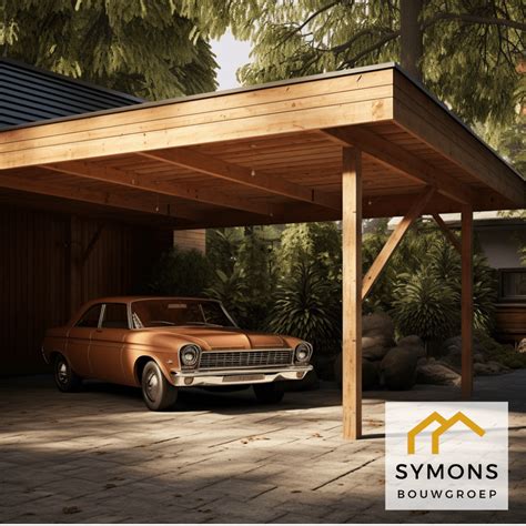 Houten Carport Bouwen Bouwgroep Symons