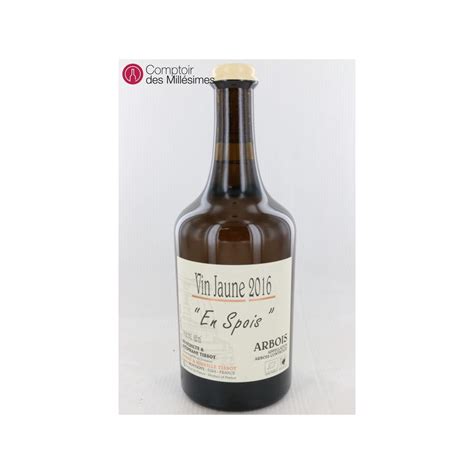 Vin jaune Arbois En Spois 2016 Bénédicte et Stéphane Tissot
