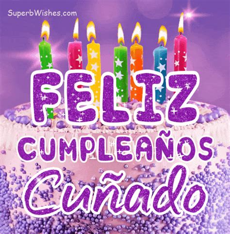 Pastel de Cumpleaños Morado Real Feliz Cumpleaños Cuñado
