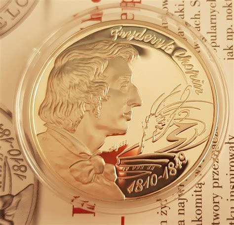 Wielcy Polacy Chopin Srebrny Medal Numizmat Ag Warszawa Licytacja