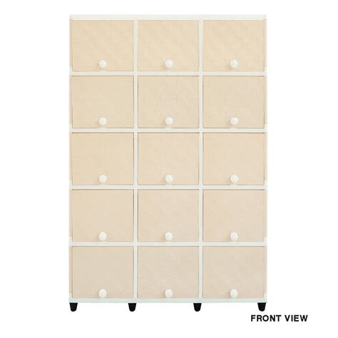 Jual Triple Club Flip Cube Cream Original Susun 5 Lemari Plastik
