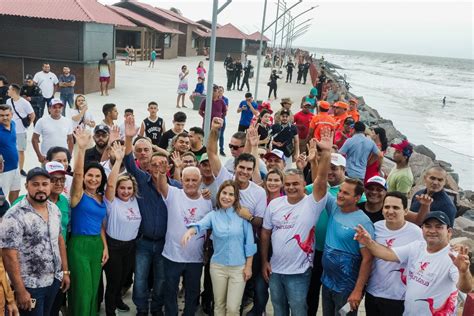 Estado Entrega Nova Orla Da Praia De Ajuruteua Em Bragan A Ag Ncia Par
