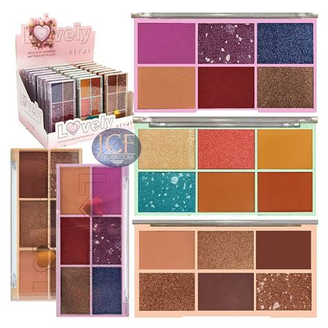 Vivai Paleta de Sombras Matte e Metálicas Lovely 24 Unid