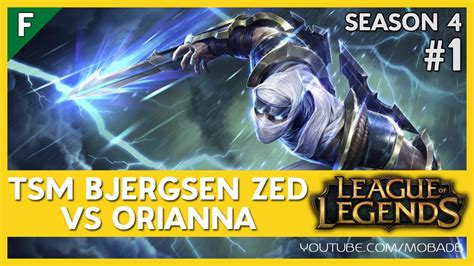 TSM Bjergsen Zed Vs Mancloud Orianna S4 Challenger Gameplay YouTube