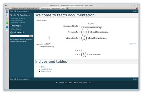 python sphinx latex markup limitations stack overflow