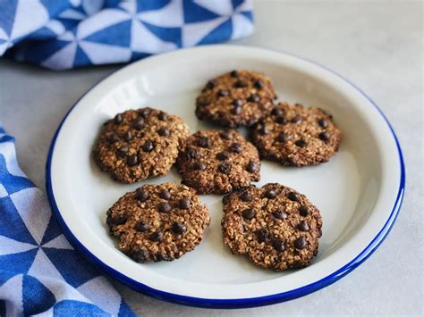 Galletas de Avena Plátano y Chocolate Receta ekilu