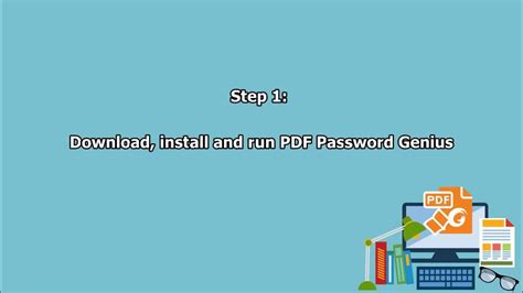how to decrypt pdf file without password and open it youtube