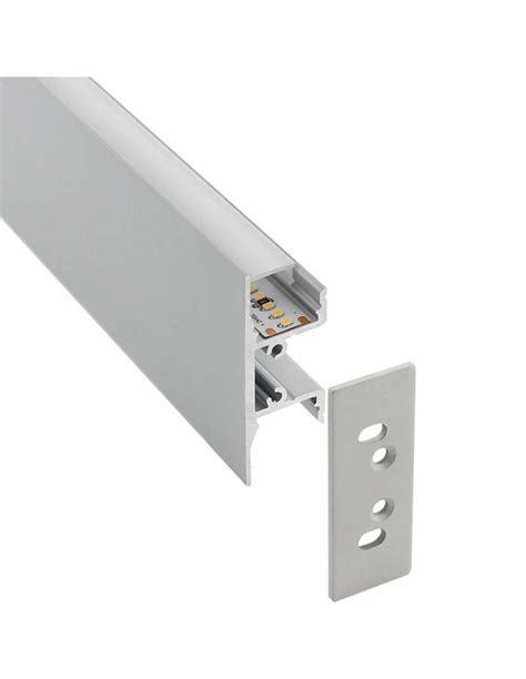 KIT Perfil Aluminio WALL HOS Para Tiras LED 1 Metro