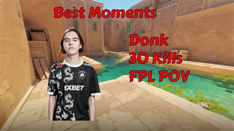 Donk 30K FPL CS2 Best Moments YouTube