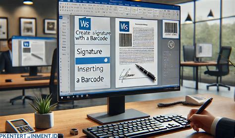 Cara Membuat Tanda Tangan Barcode Di Word Dalam Langkah Mudah Laman