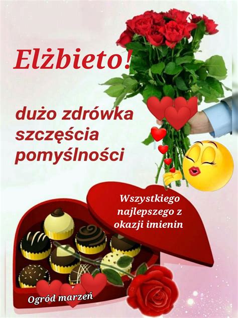 Imieniny Elżbiety Twoje Karteczki