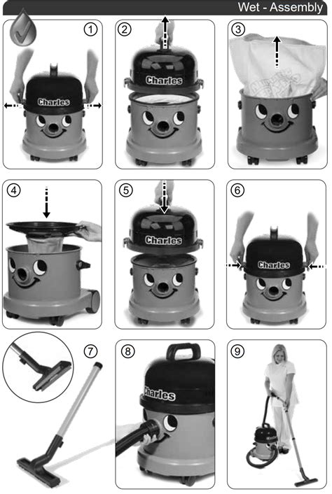 Numatic WV 470 Wet Or Dry Vacuum Cleaner Owner S Manual
