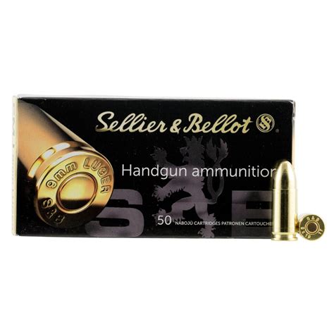 Sellier Bellot 9MM 124gr FMJ 50 Rounds