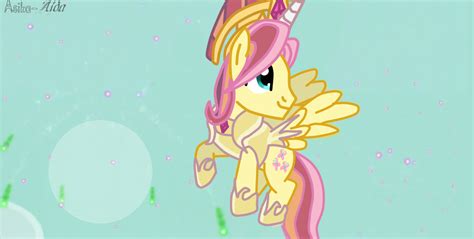 595129 Safe Artist Asika Aida Fluttershy Princess Celestia G4