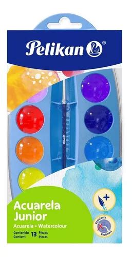 Acuarela Escolar Jr Pelikan Pastillas Colores Surtidos Meses Sin
