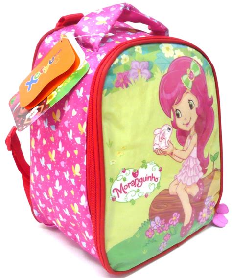 Mochila Moranguinho Baby Passarinho Costas Tam G Lancheira Mercado