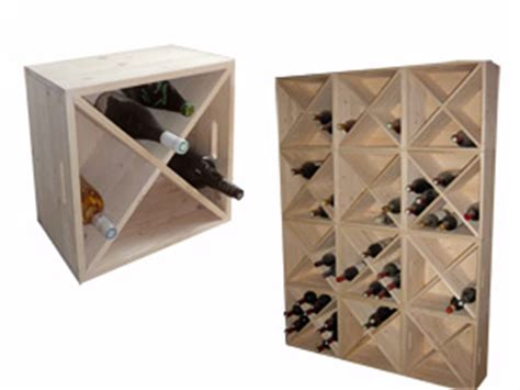 Casier En Bois Pour Rangement Des Bouteilles De Vin Empilable