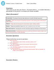 Module Lesson Guided Notes Docx Module Lesson Guided Notes