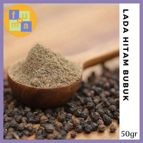 Jual Lada Hitam Bubuk 50gr Merica Bubuk Ground Black Pepper
