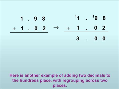 add and subtract decimals media4math