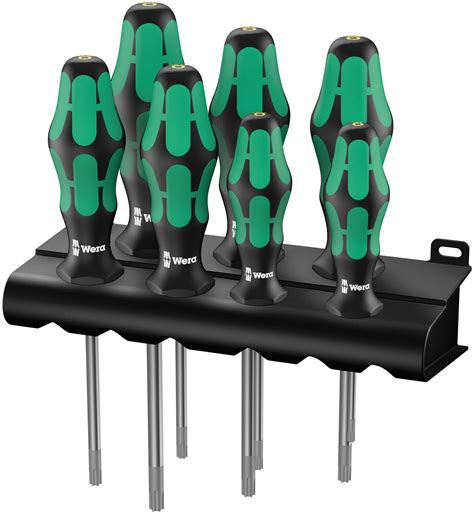 Izvijači za delavnico 7 delni komplet Wera 367 7 TORX HF TORX BO