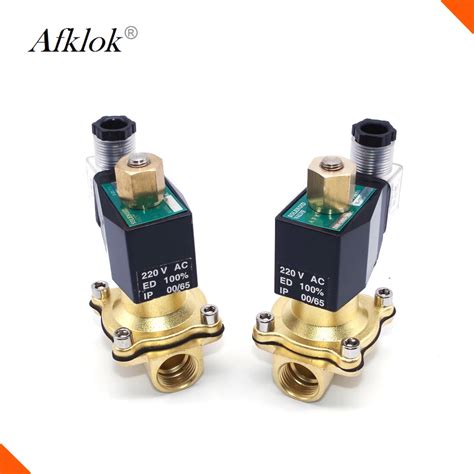 Válvula Solenoide de agua 3 8 12v NPT BSP válvula de agua eléctrica