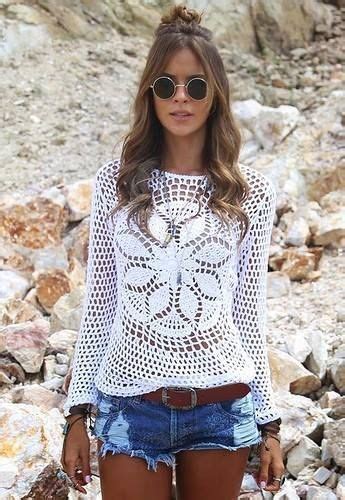 Blusas De Croch Modelos Lindos E Como Fazer Gr Ficos Receitas
