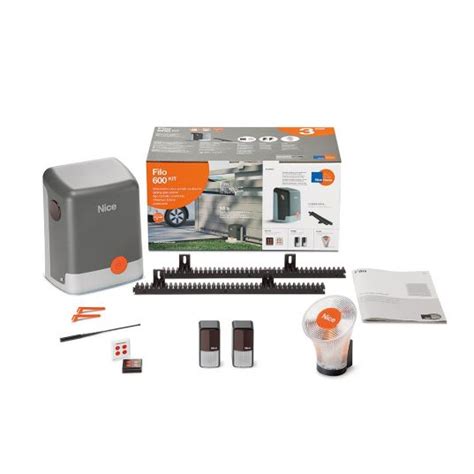 Kit Motorisation De Portail Coulissant Nice Home Filo