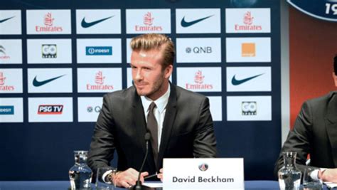 David Beckham Ficha Por Paris Saint Germain