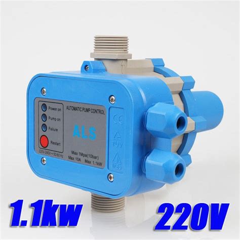 220V 1 5Bar Automatic Water Pump Pressure Control Electronic Switch For