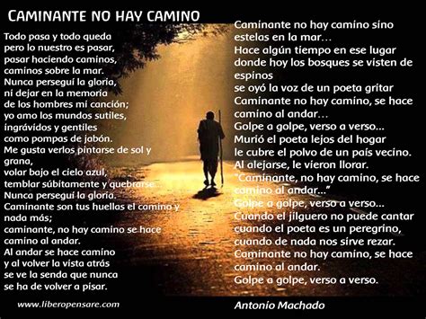 Caminante No Hay Camino Antonio Machado Joan Manuel Serrat