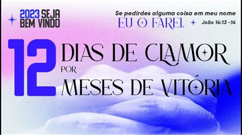 TERÇA FEIRA DO MILAGRE CAMPANHA 12 DIAS DE CLAMOR POR 12 MESES DE