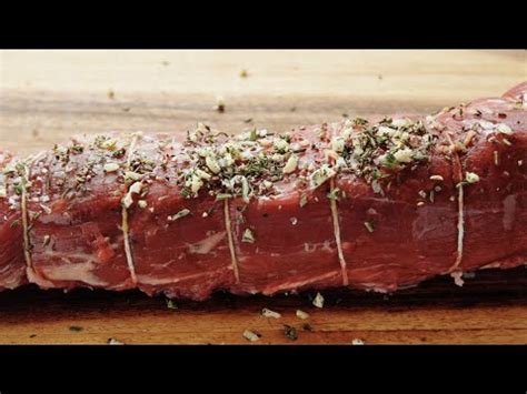 Garlic Rosemary Beef Tenderloin YouTube