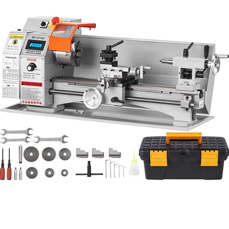 VEVOR Mini Tour à Métaux de Précision 17 8x40 6 cm 150 2500 tr min