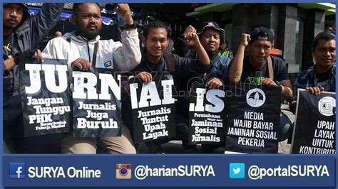 Jurnalis Di Malang Peringati Hari Buruh Internasional Surya Co Id